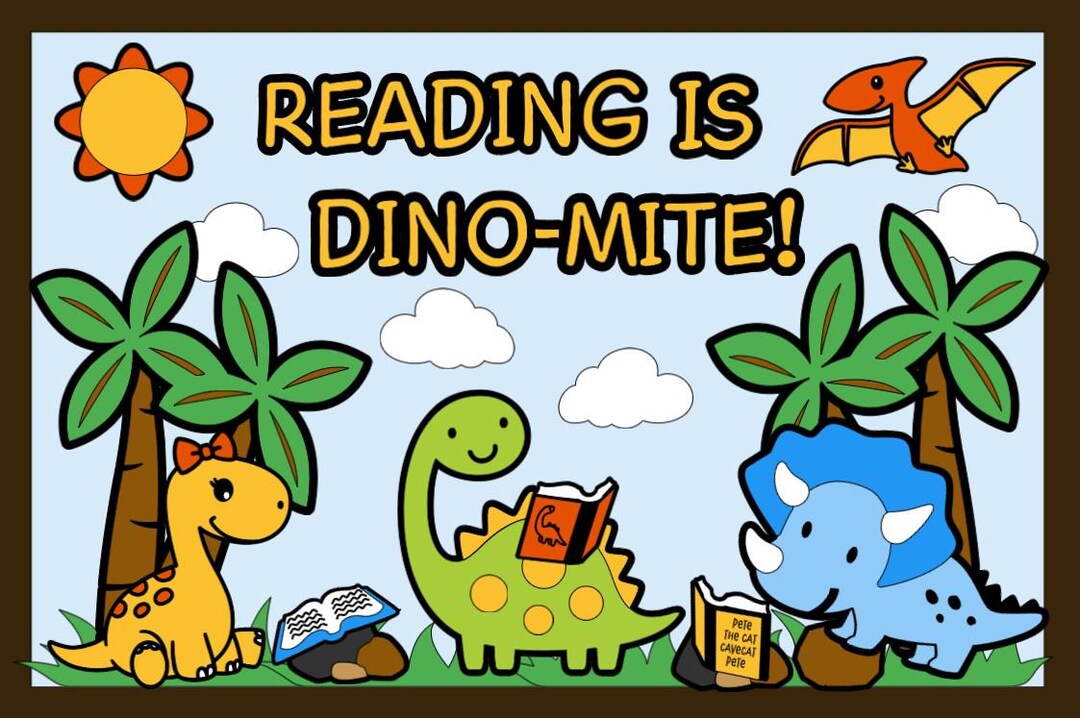 Buy Reading is Dino-mite!, Bulletin Board Kit, Reading, Library ...