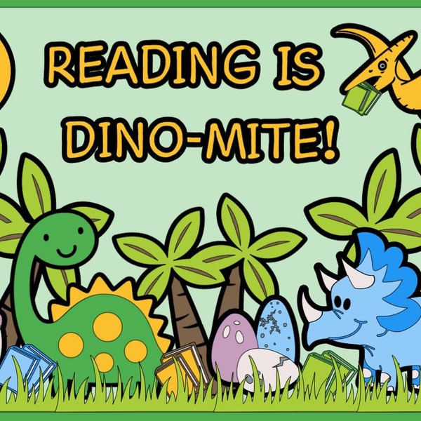 Dinosaurs Bulletin Board - Etsy