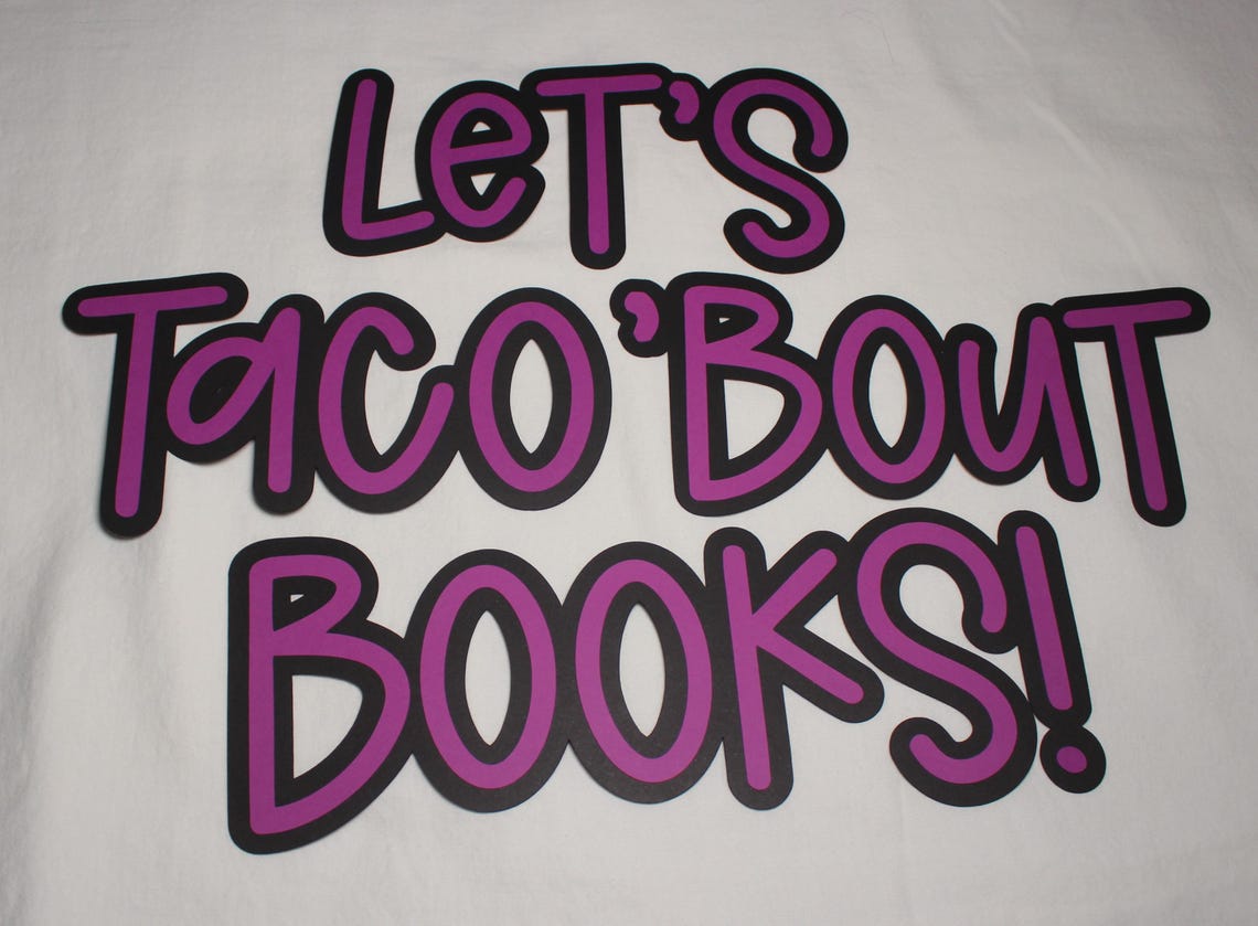 Let's Taco 'bout Books Bulletin Board Kit: Classroom Library Decor - Etsy