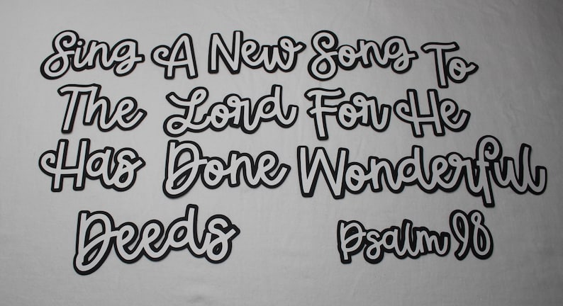 Sing to the Lord Bulletin Board Kit: Church School Decor - Etsy