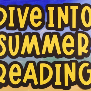 Dive Into Summer Reading Bulletin Board Kit: Classroom Library Decor - Etsy