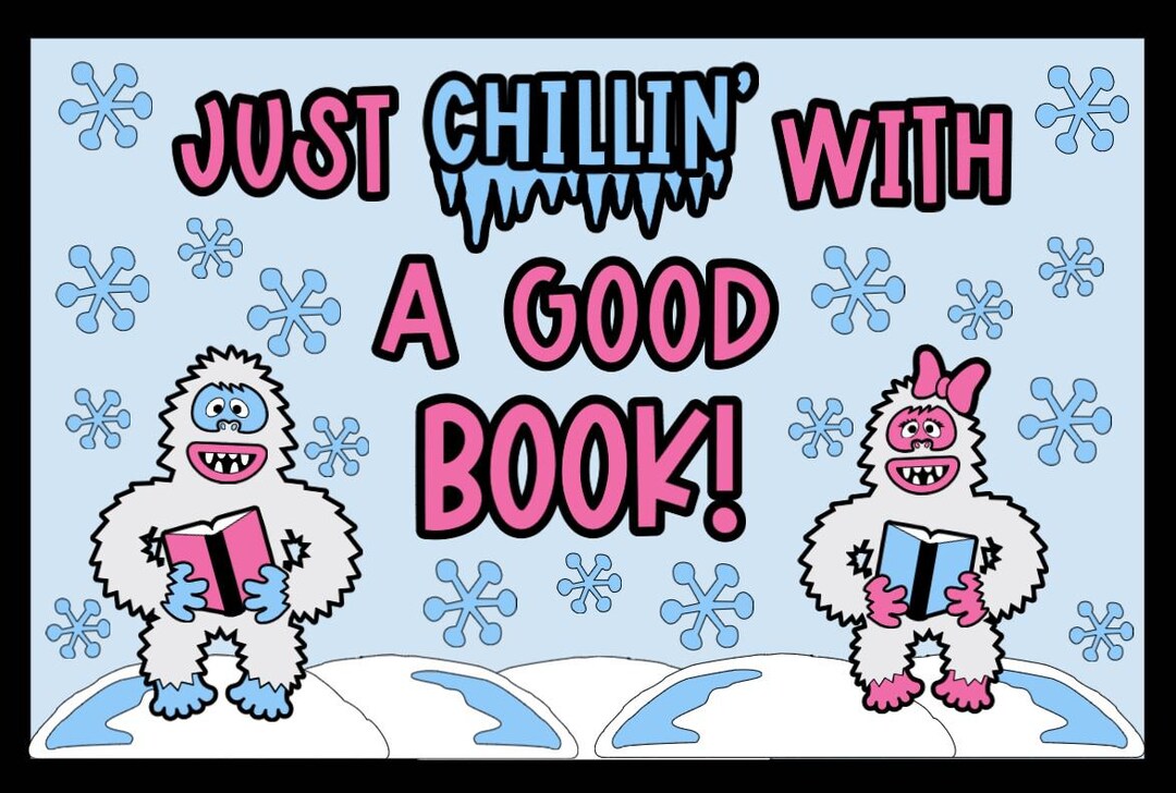 Yeti Reading Bulletin Board Kit: Winter Classroom Decor - Etsy