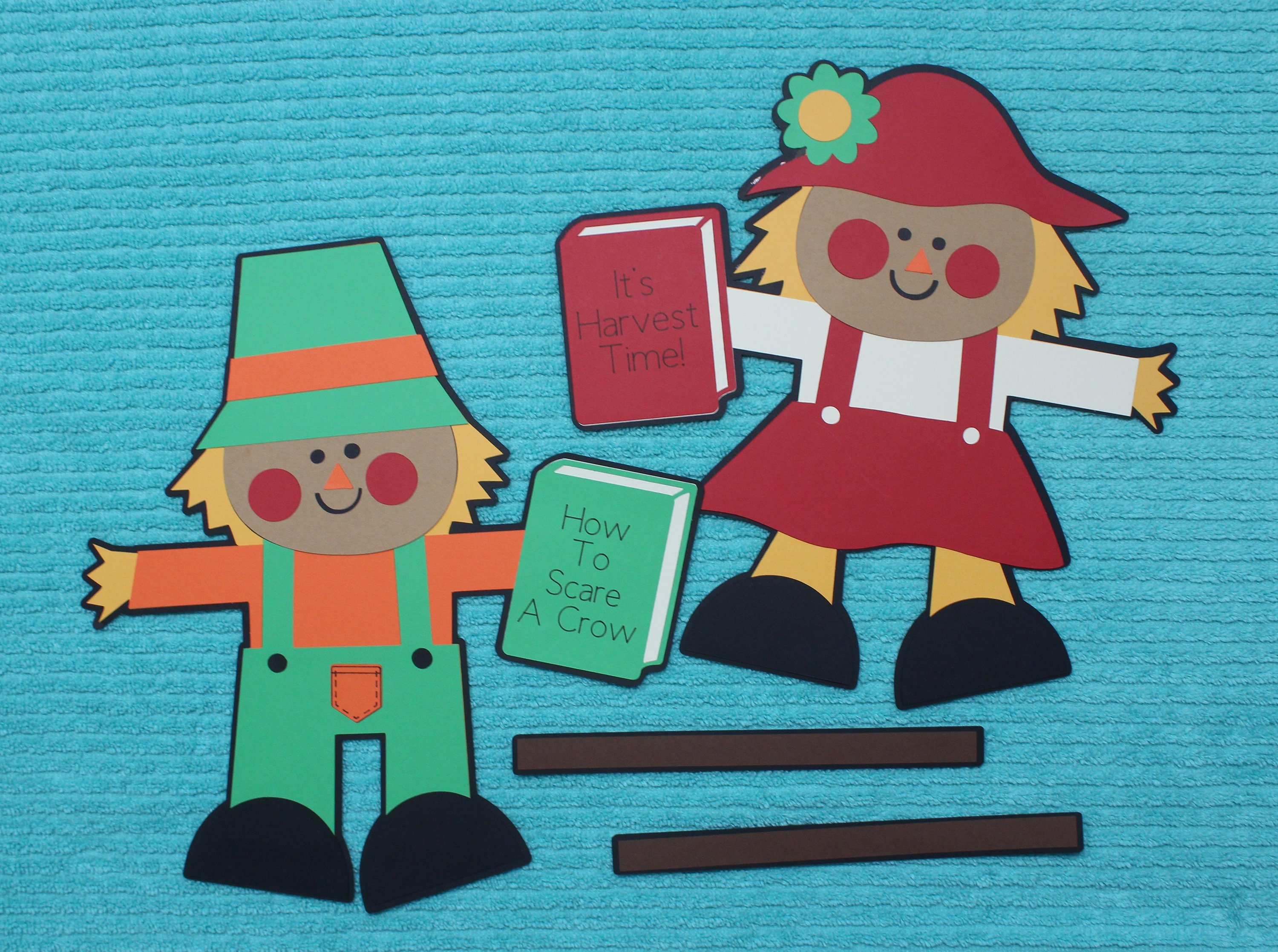 Fall Scarecrow Bulletin Board Kit: Classroom Library Door Decor - Etsy