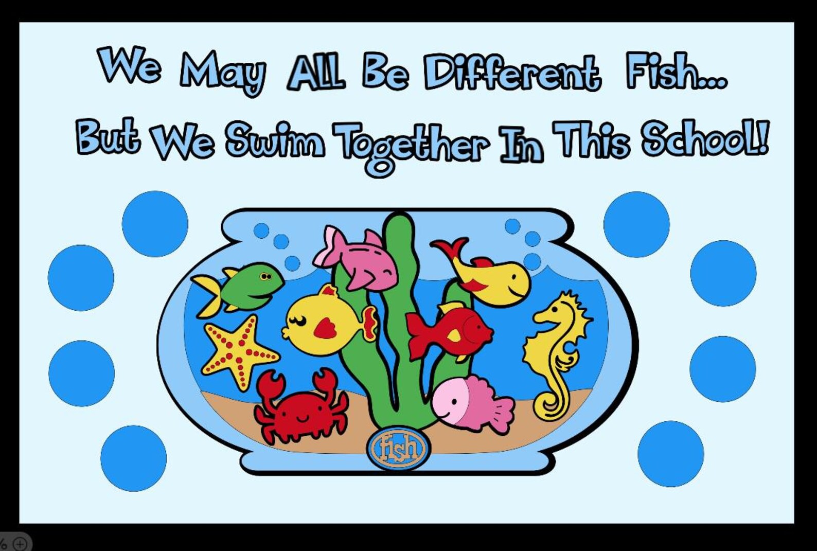 We All Swim Together Bulletin Board Kit: School Classroom Decor - Etsy