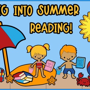Dig Into Summer Reading Bulletin Board Kit Summer Reading | Etsy