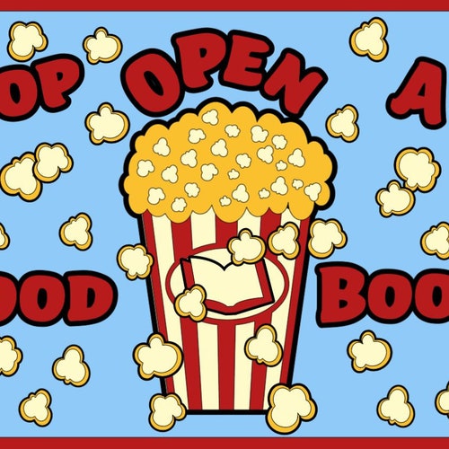Pop Open A Good Book Bulletin Board Kit Reading School - Etsy