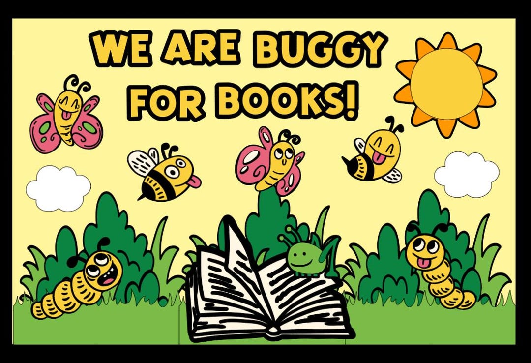 Buggy for Books Bulletin Board Kit: Classroom Library Decoration - Etsy