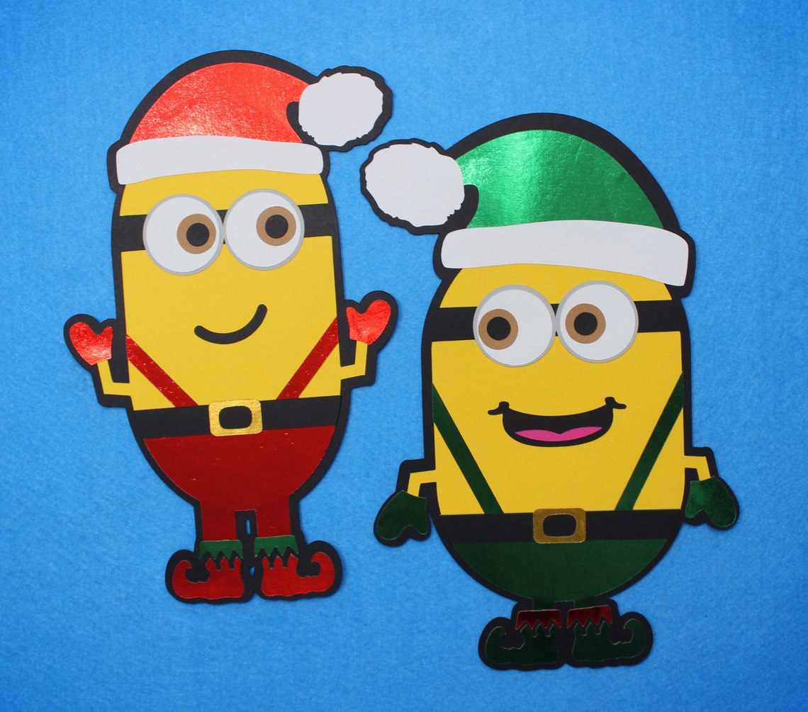 Minions Christmas Bulletin Board Kit Christmas Holidays - Etsy