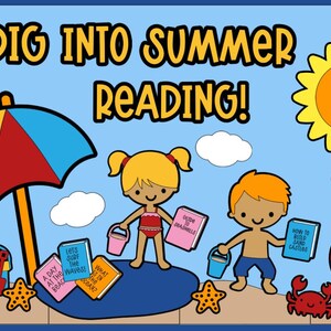 Dig Into Summer Reading Bulletin Board Kit, Summer Reading, School ...