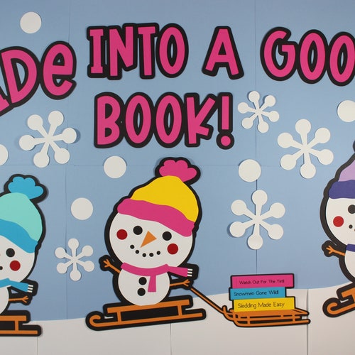 Pop Open A Good Book Bulletin Board Kit Reading School - Etsy