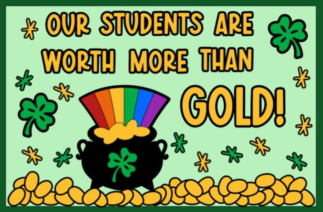 Buy Our Students Are Worth More Than Gold Bulletin Board Kit, School ...