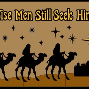 Wise Men Nativity Bulletin Board Kit: Christmas Church Decor - Etsy