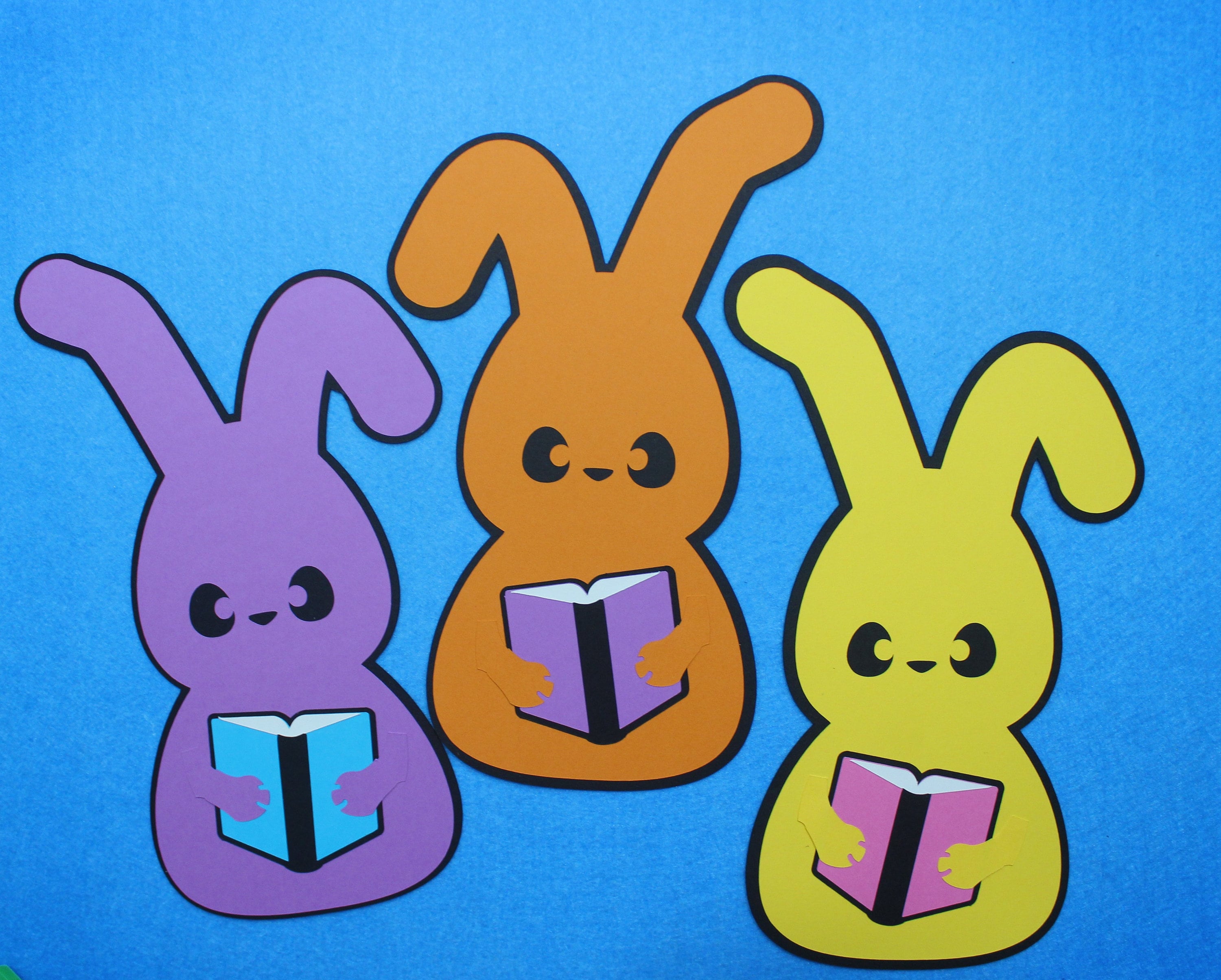 Reading With My Peeps Bulletin Board Kit Reading School - Etsy