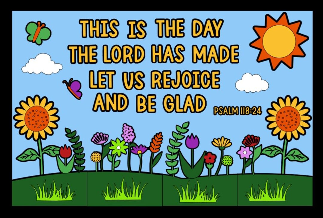 This is the Day the Lord Has Made Bulletin Board Kit, Biblical, Teacher ...