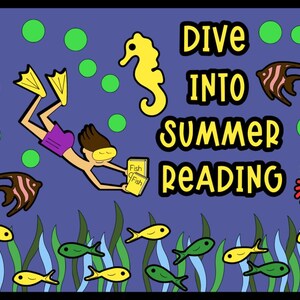 Dive Into Summer Reading Bulletin Board Kit, School, Classroom, Library ...
