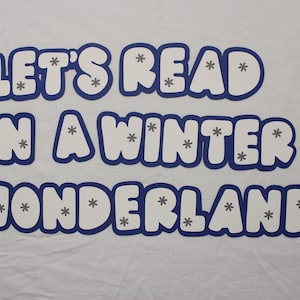 Winter Wonderland Bulletin Board Kit: Classroom Library Door Decor - Etsy