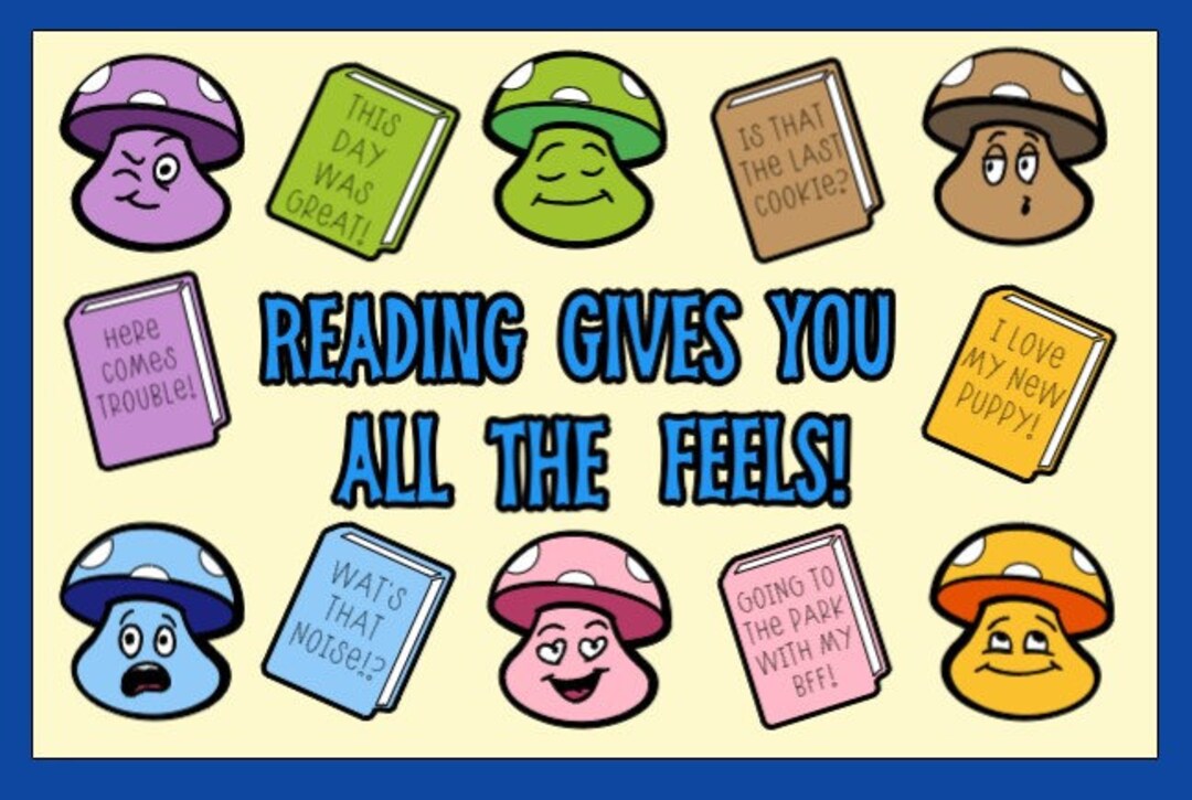 Reading Gives You All the Feels Bulletin Board Kit, Reading, Library ...