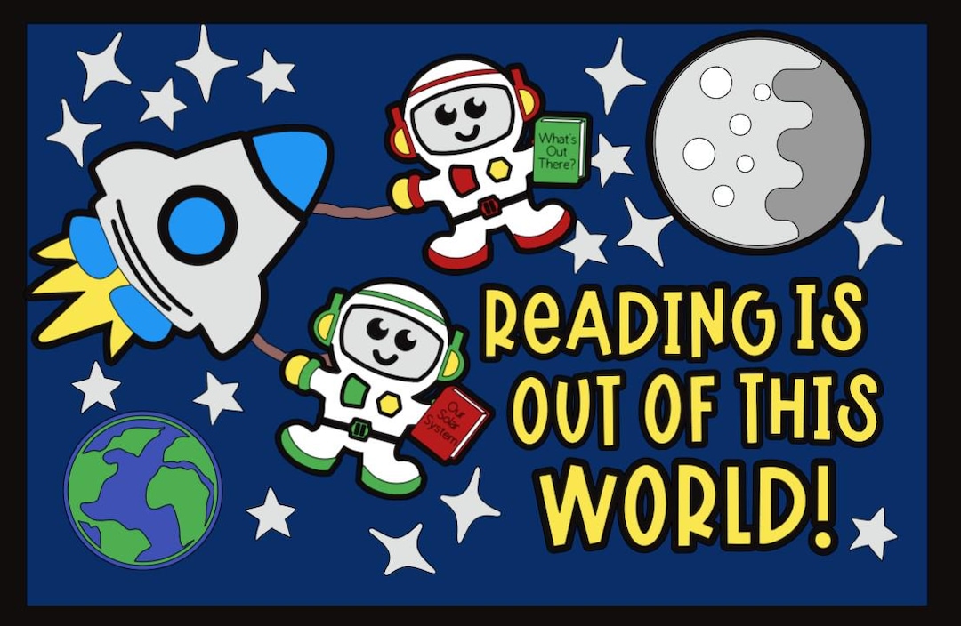 Reading is Out of This World Bulletin Board Kit: Classroom Library ...