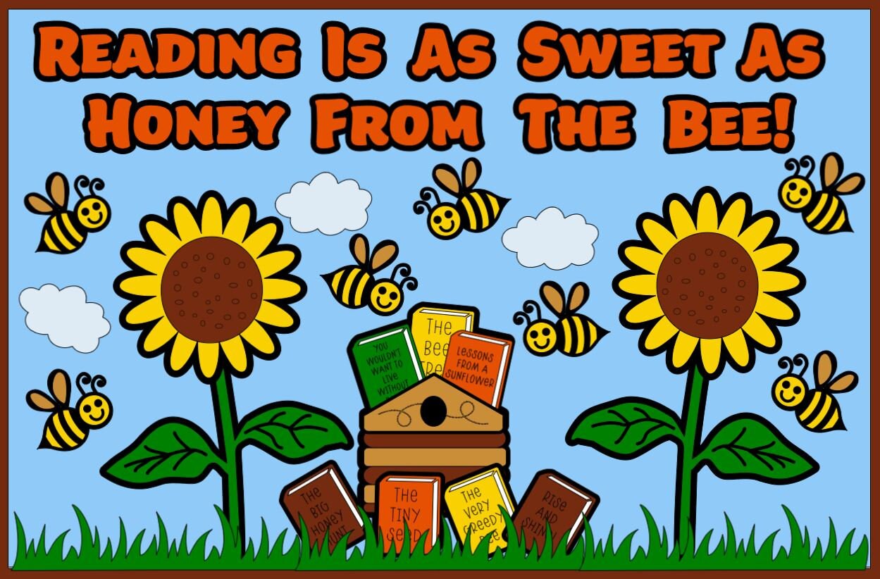 Reading is Sweet Bulletin Board Kit School Reading - Etsy