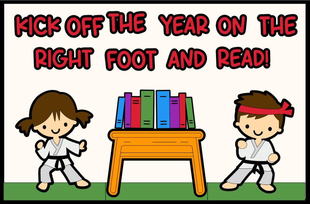 Kick off the Year Bulletin Board Kit: Classroom Library Door Decor - Etsy