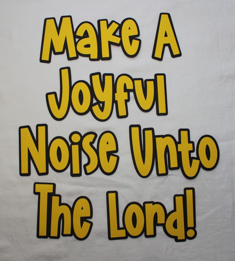 Joyful Noise Bulletin Board Kit: Church, School, Teacher Decor - Etsy