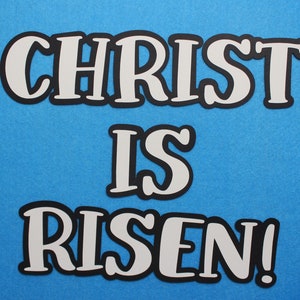 Christ is Risen Bulletin Board Kit: Easter Church Decor - Etsy
