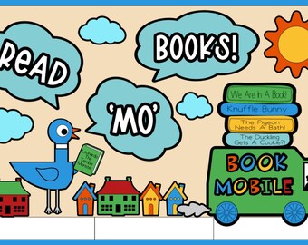 Read It Bulletin Board Kit Reading School Library - Etsy