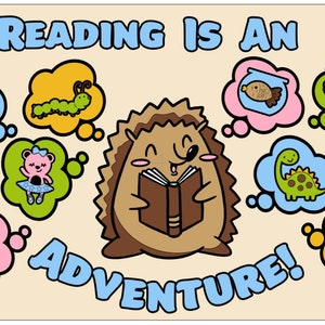 Reading is an Adventure!, Bulletin Board Kit, Reading, Library ...