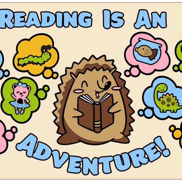 Reading is an Adventure Bulletin Board - Etsy