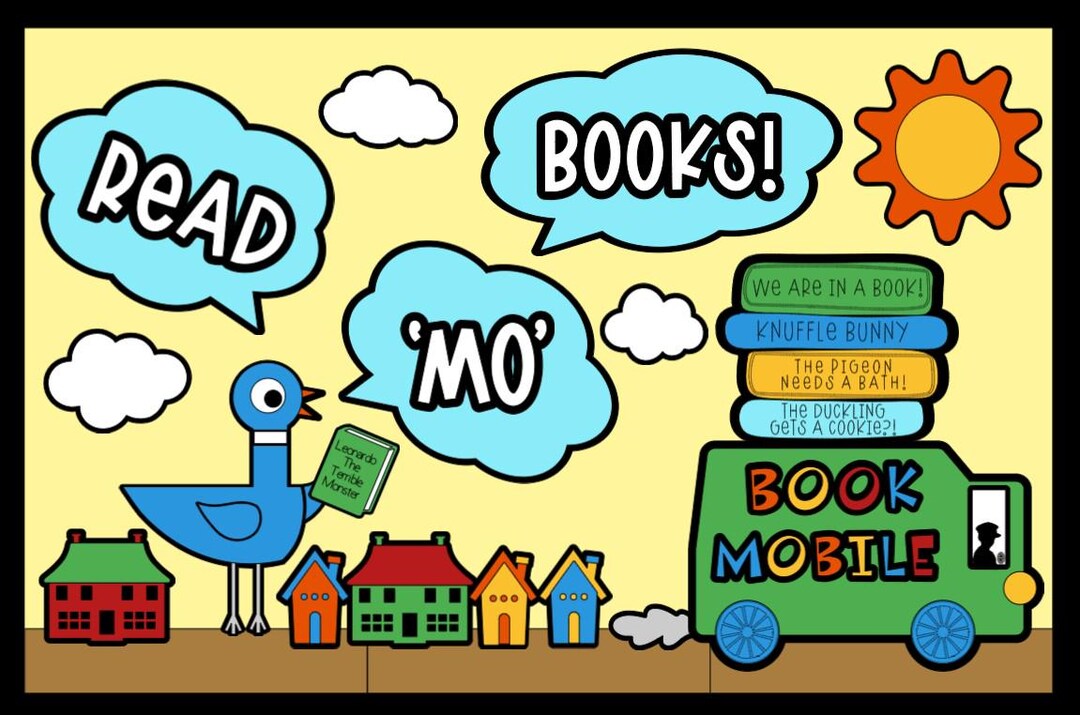 Mo Willems Bulletin Board Kit: Pigeon & Books Classroom Decor - Etsy
