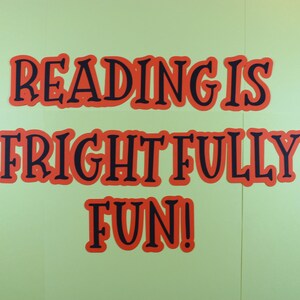 Reading is Frightfully Fun Bulletin Board Kit, School, Reading, Teacher ...