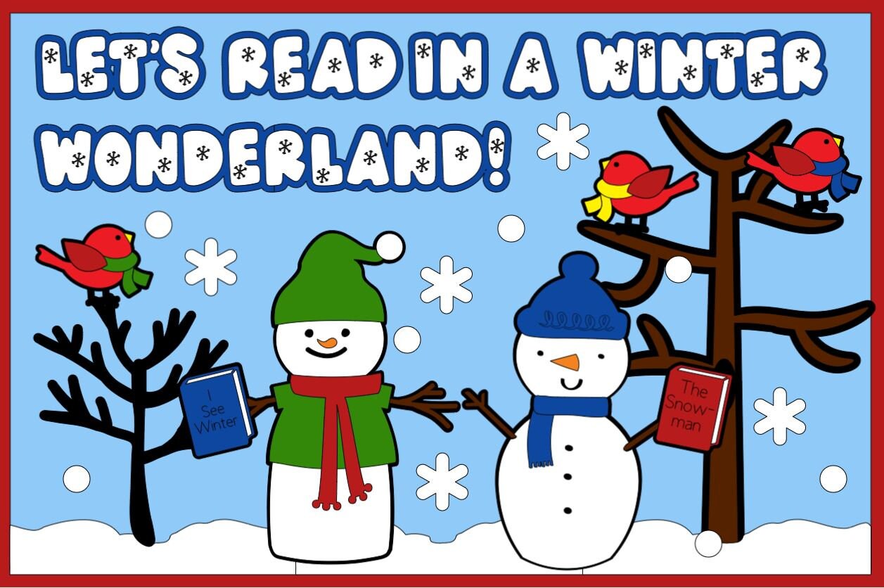 Winter Wonderland Bulletin Board Kit, Reading, School, Library ...