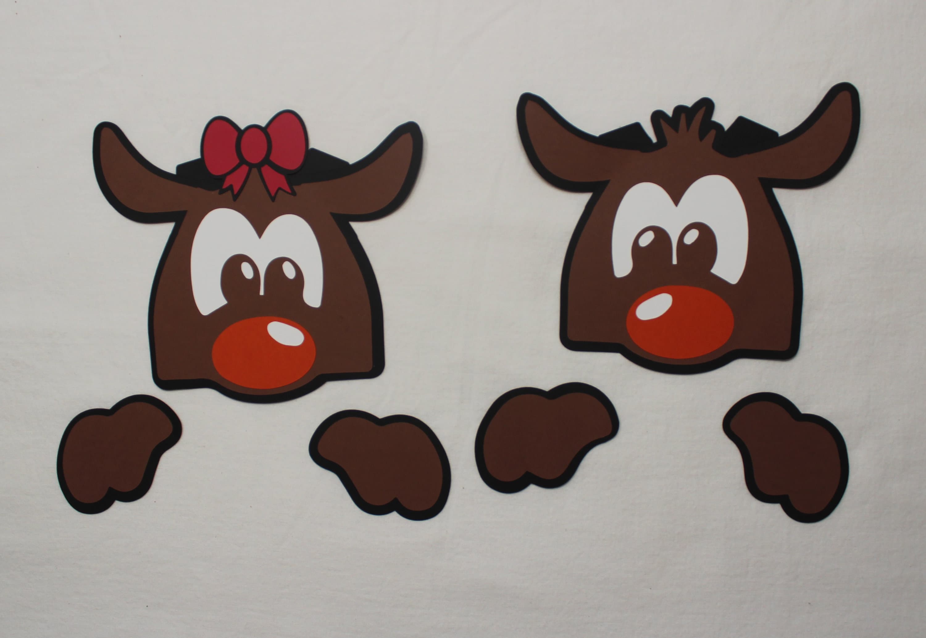 Winter Reindeer Bulletin Board Kit: Classroom Door Decoration - Etsy