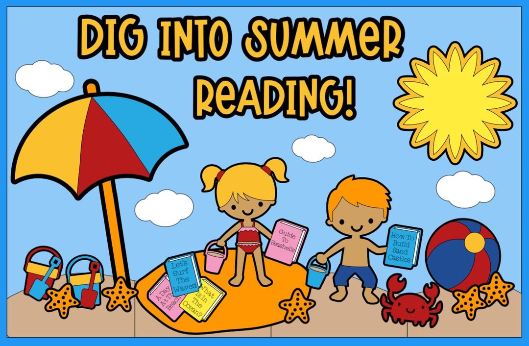 Dig Into Summer Reading Bulletin Board Kit, Summer Reading, School ...