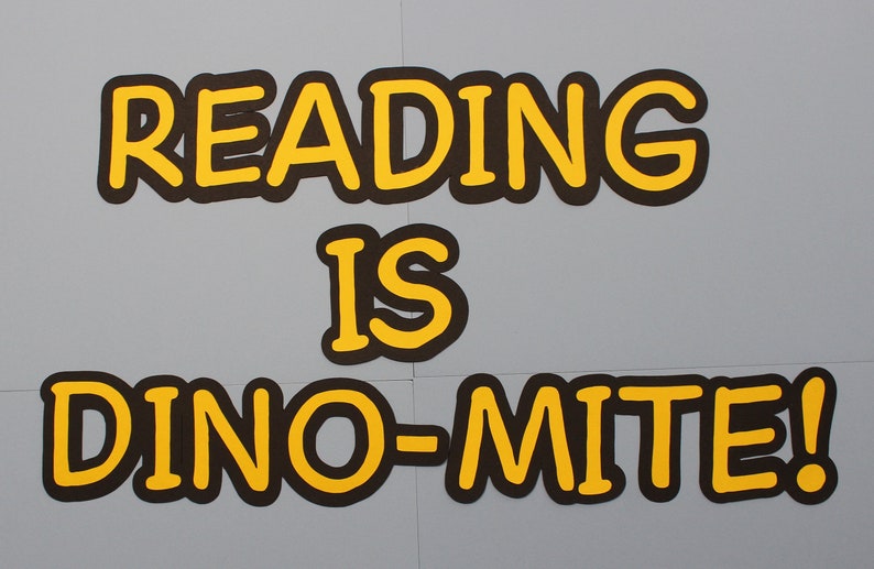 Reading is Dino-mite Bulletin Board Kit Reading Library - Etsy Ireland