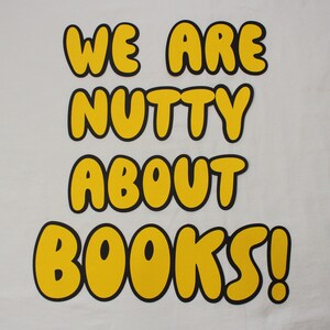 We Are Nutty About Books Bulletin Board Kit, Reading, School, Library ...
