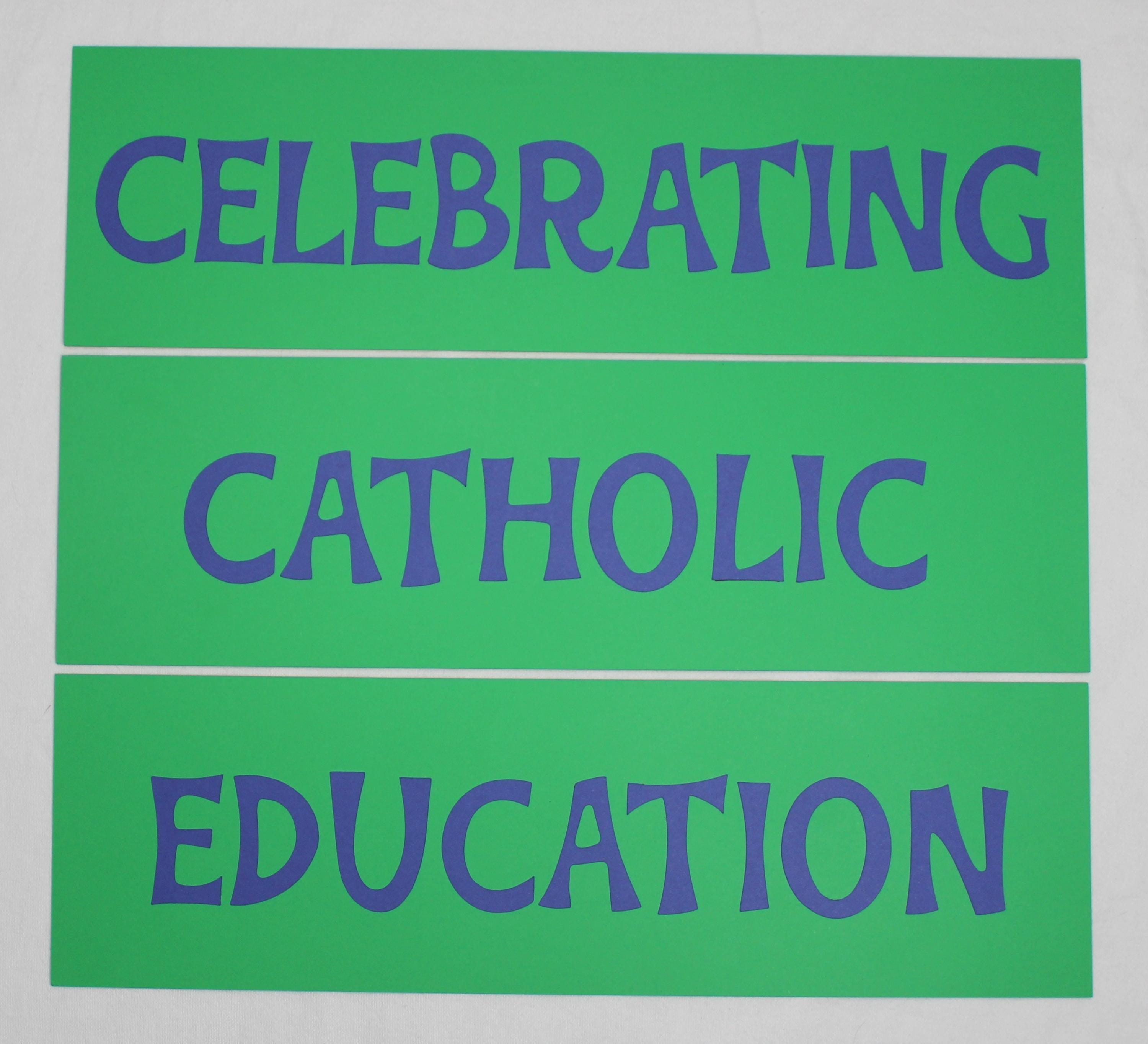 Catholic Schools Week Bulletin Board Kit, School, Church, Catholic ...