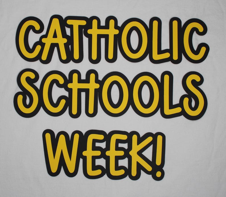 Catholic Schools Week Bulletin Board Kit, School, Church, Catholic ...