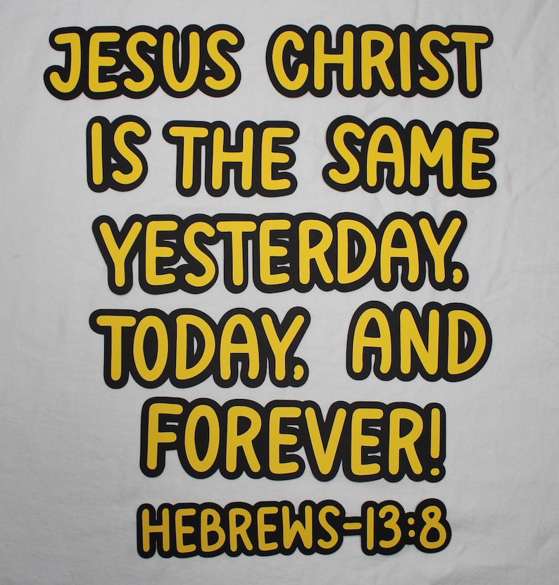 New Year Christian Bulletin Board Kit, Jesus, Hebrews - Etsy