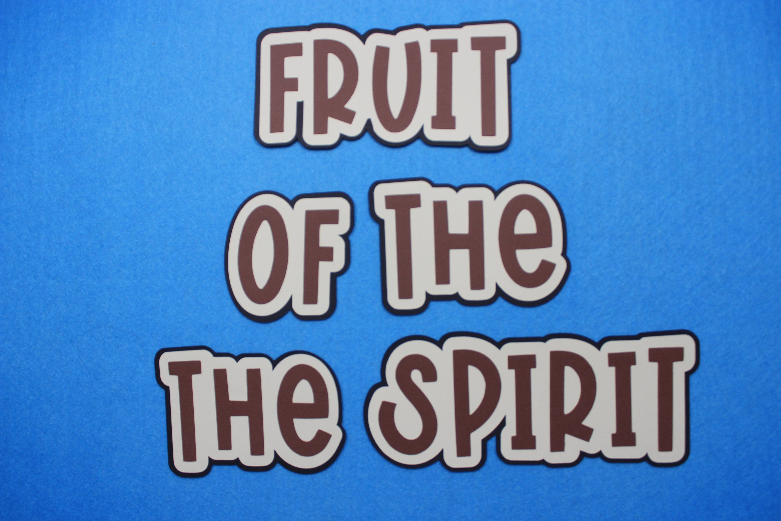The Fruit of the Spirit Bulletin Board Kit School Christian - Etsy