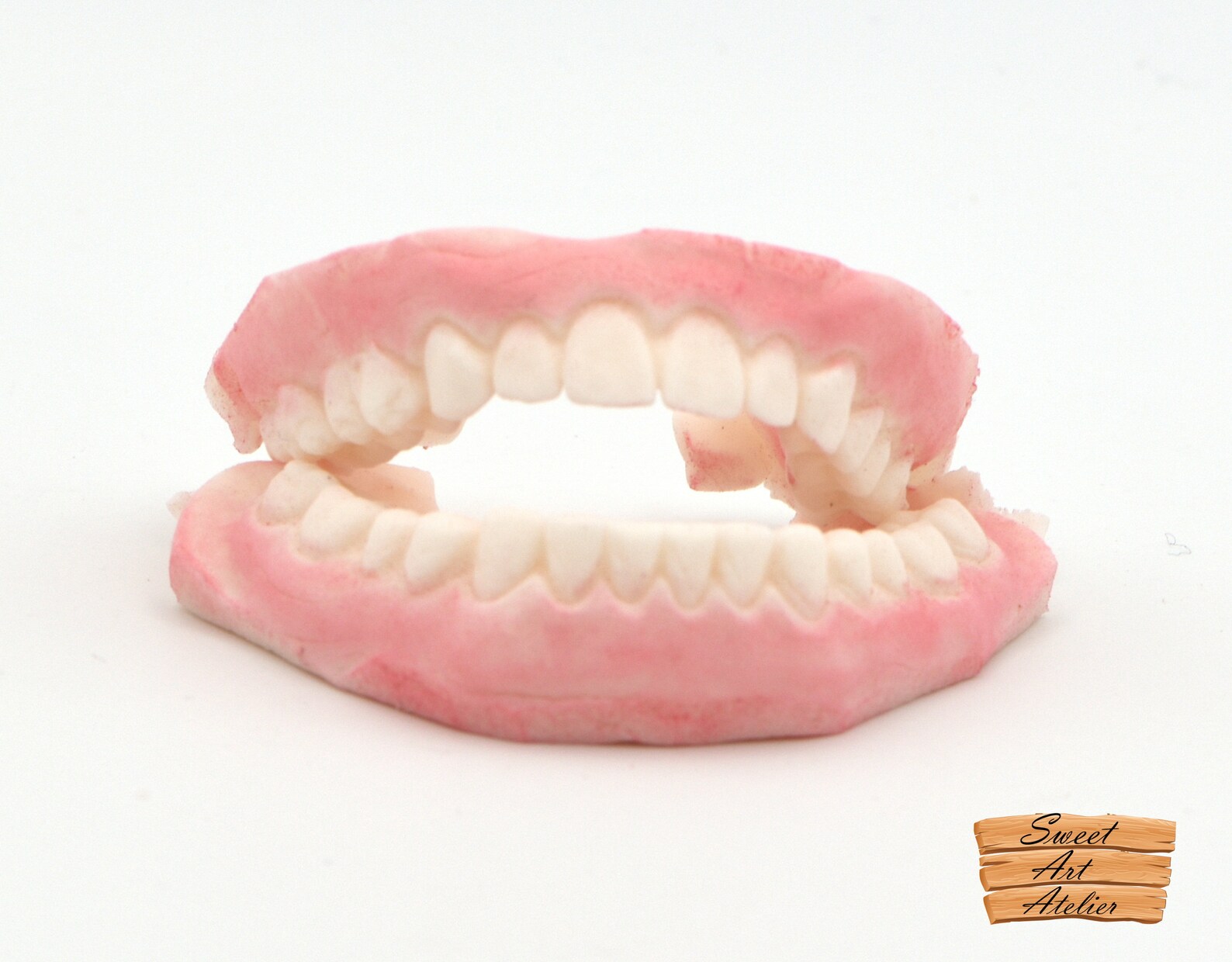 Edible Fondant Decorative Cake Topper - Teeth 2"; Sweet Art Atelier - Etsy