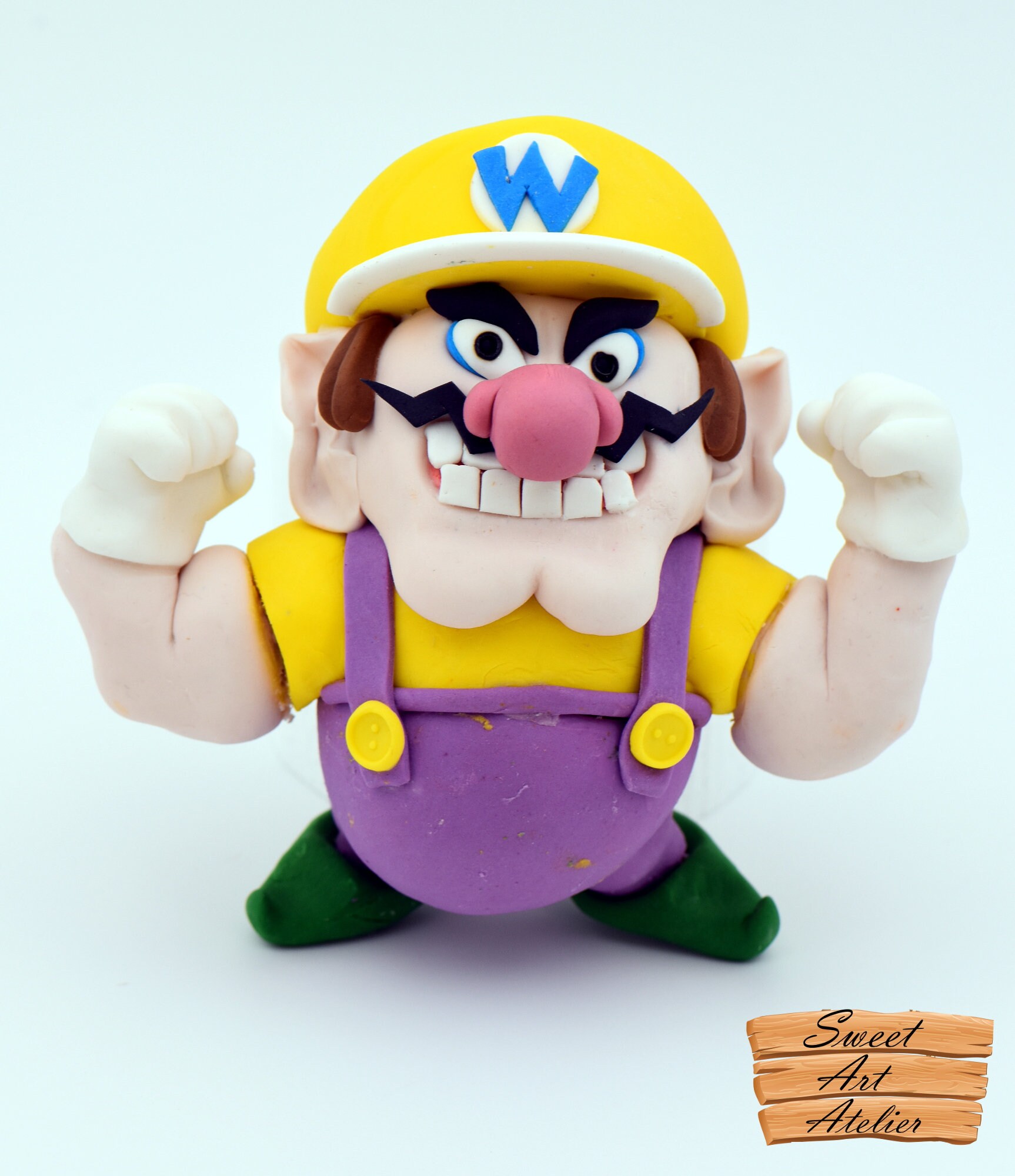 Edible Fondant Decorative Cake Topper Wario 7 Super - Etsy UK