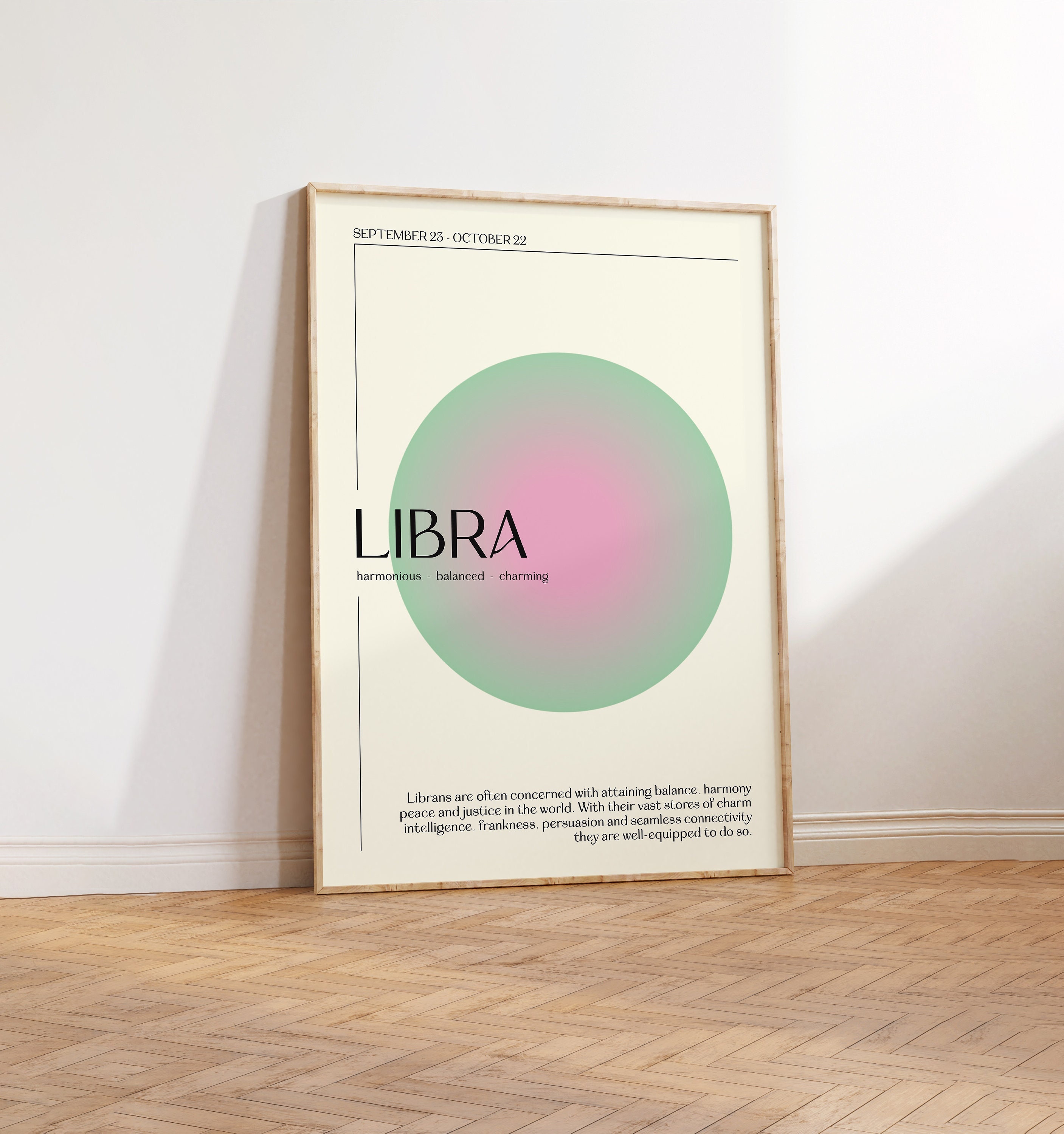 LIBRA Star Sign Instant Download Print Zodiac Art Printable - Etsy