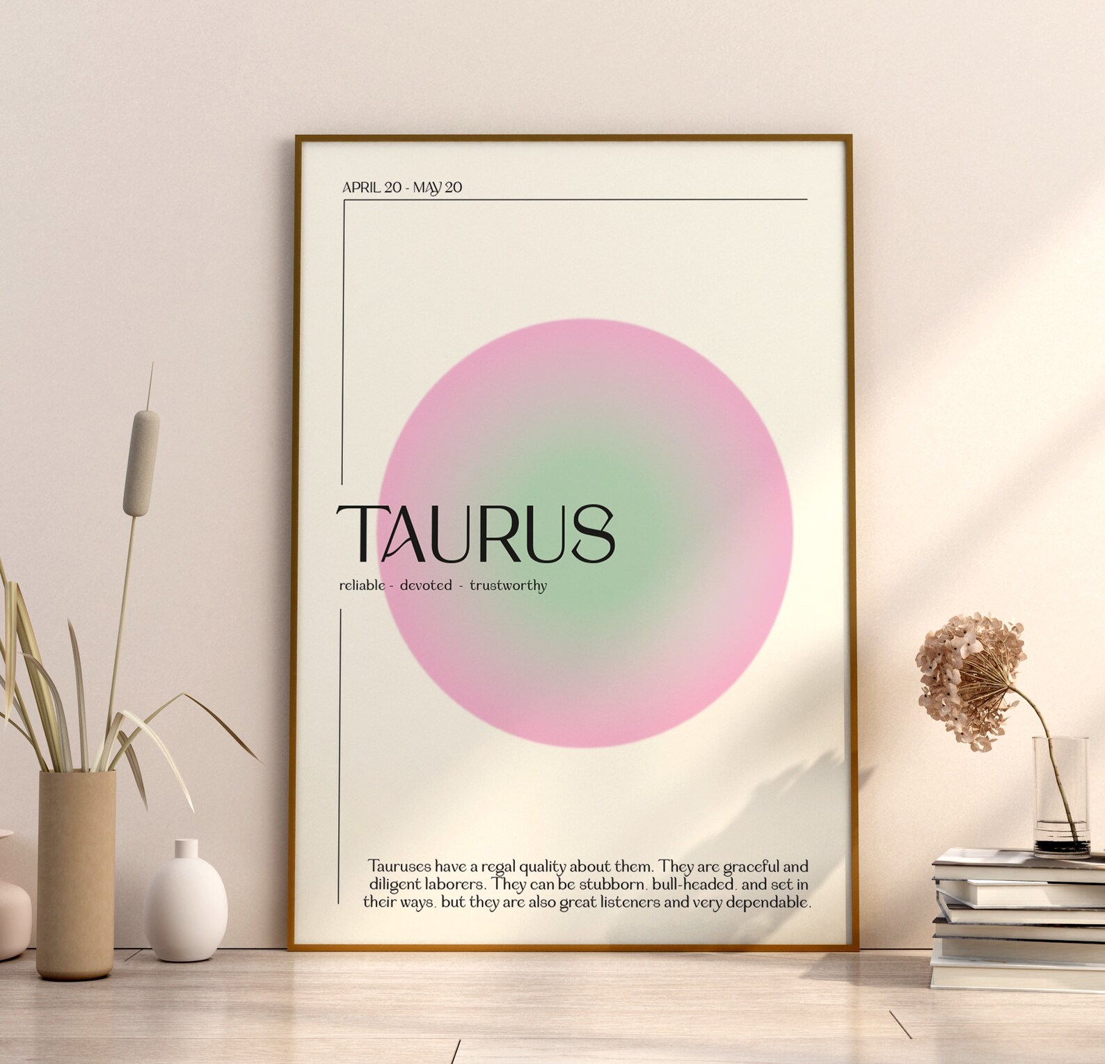 TAURUS Star Sign Instant Download Print Zodiac Art Printable - Etsy