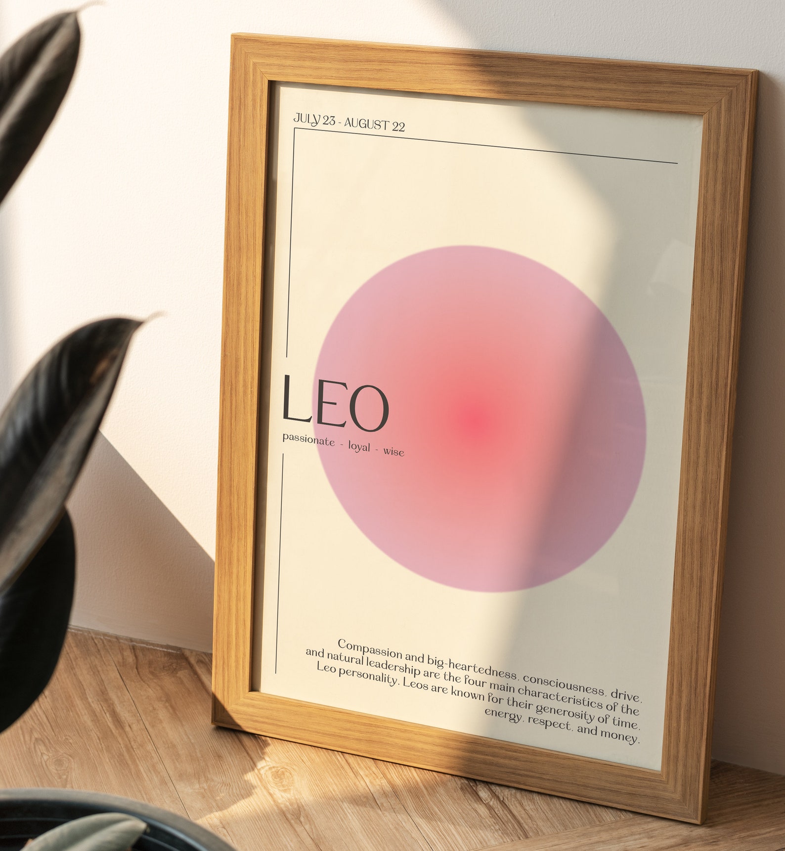 LEO Star Sign Instant Download Print Zodiac Art Printable - Etsy