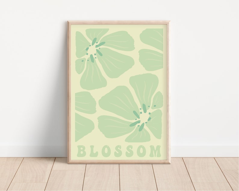 Green Aura Gradient Spiritual Wall Poster Set Angel Number - Etsy