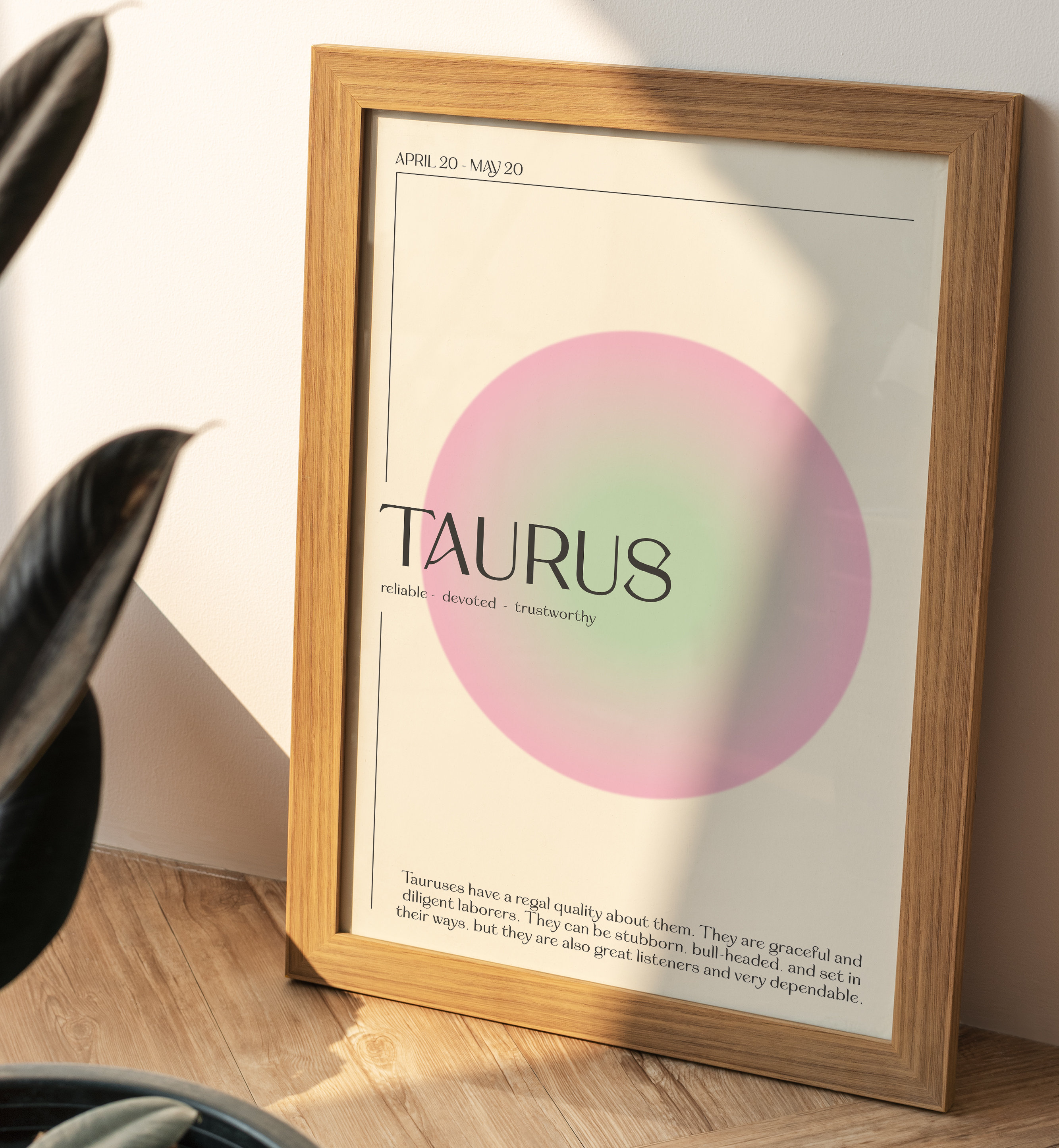 TAURUS Star Sign Instant Download Print Zodiac Art Printable - Etsy