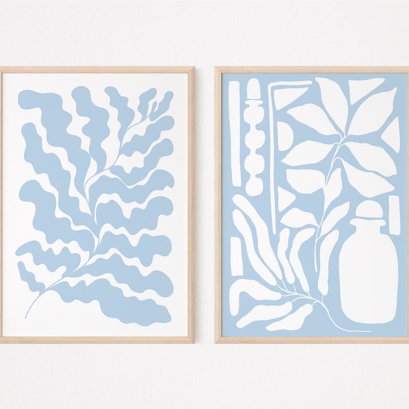 Blue Art Print - Etsy