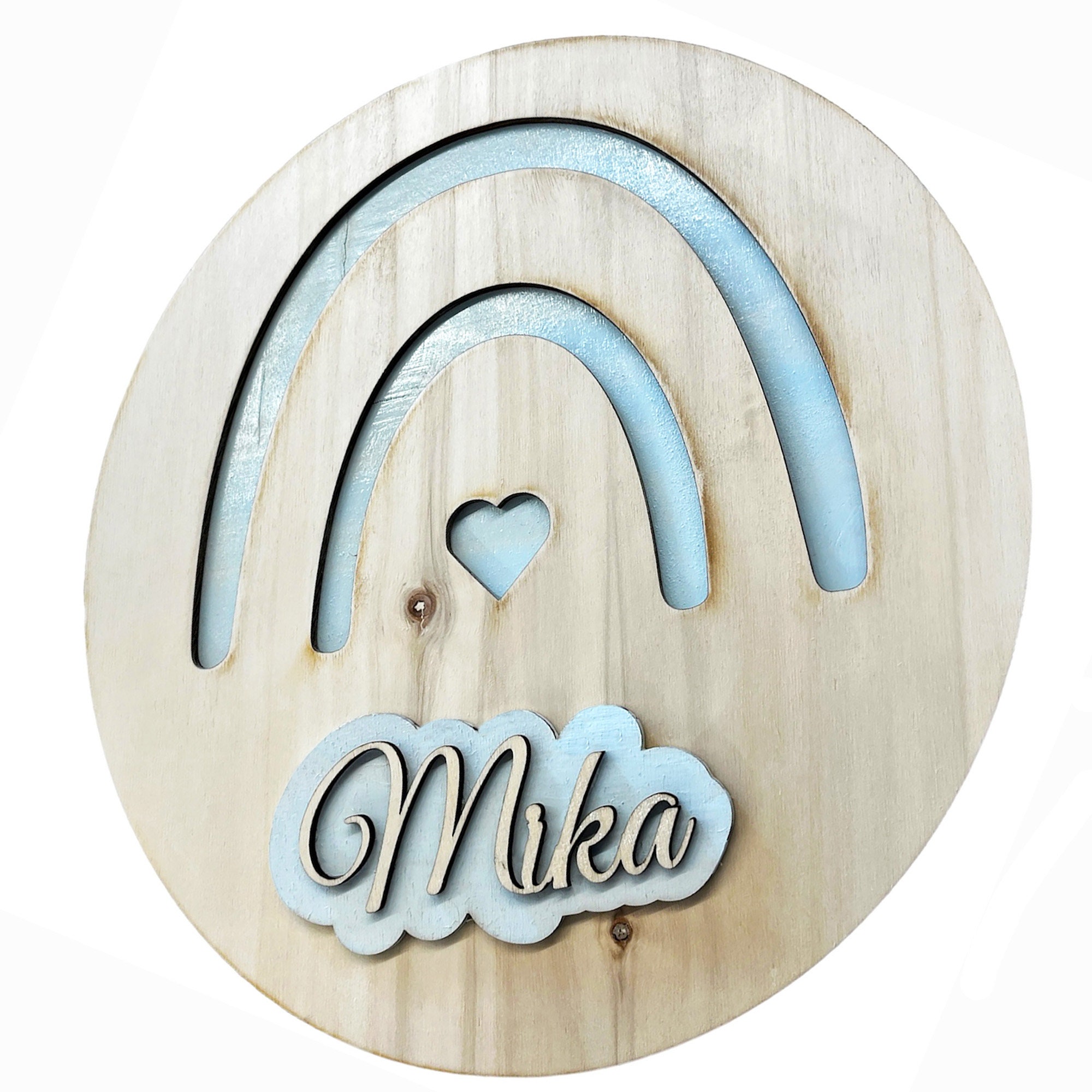 Personalized Name Tag for Birth 30 Cm Rainbow Children's - Etsy