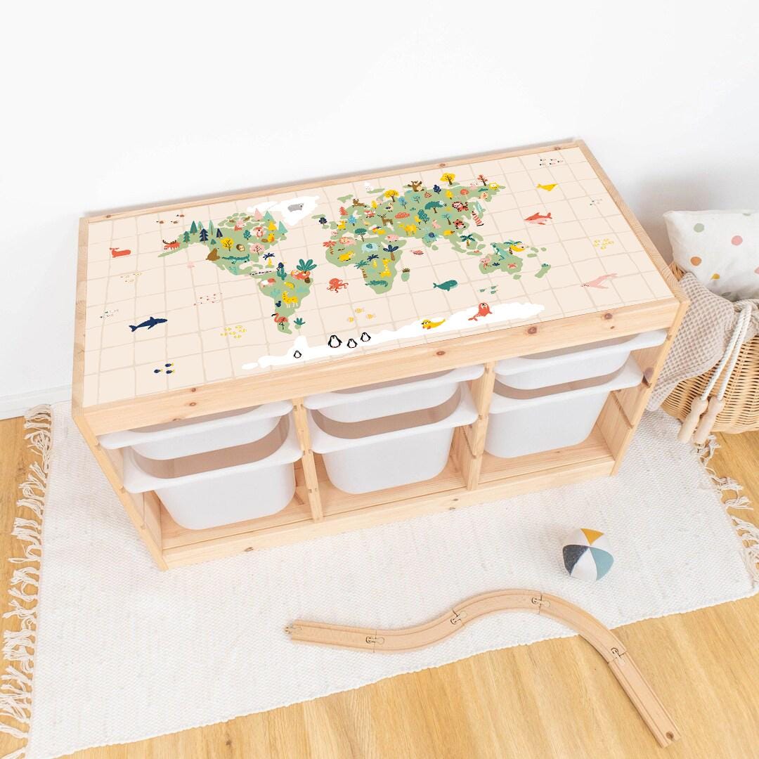 Adhesive Sticker Planet World Map Trofast Kallax Ikea EARTH - Etsy UK